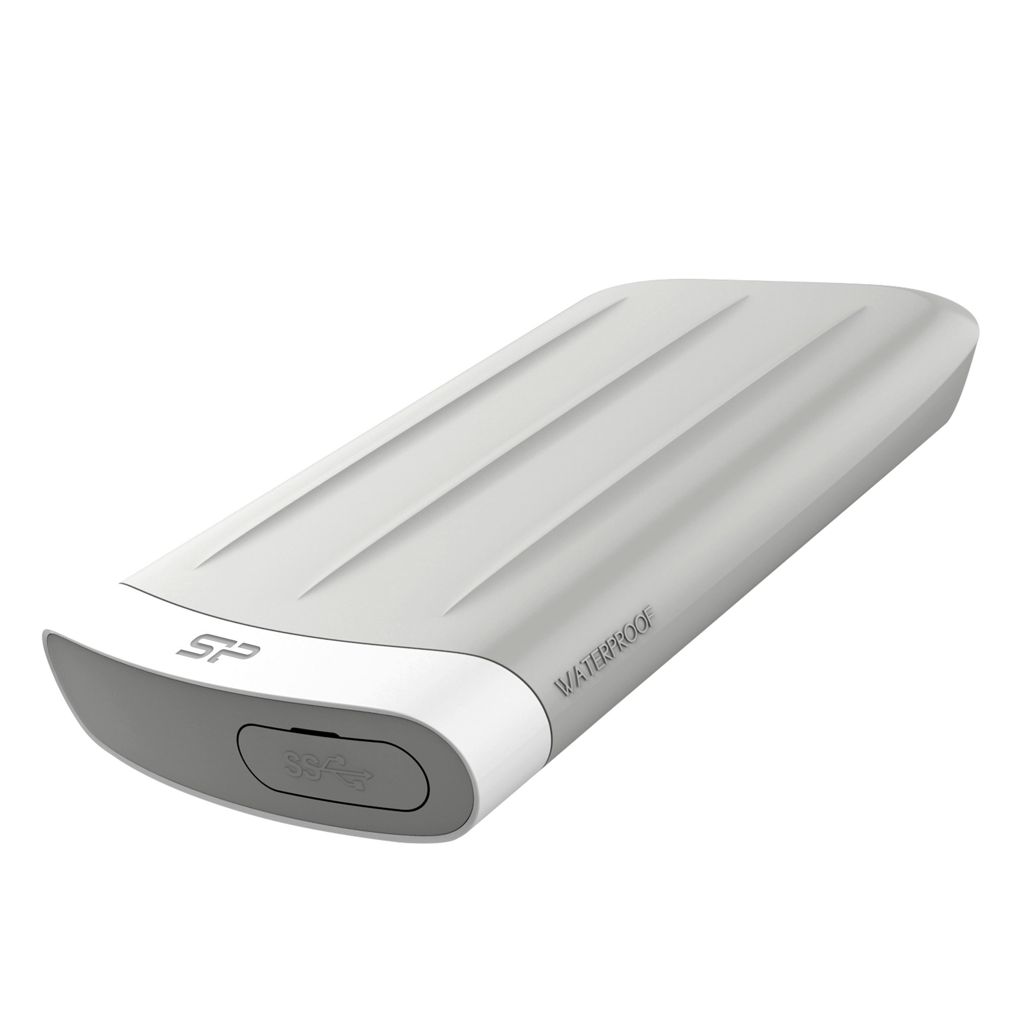 Silicon Power 1TB Armor A65M for Mac Military-Grade Shockproof USB 3.0 2.5-inch External Hard Drive- HFS+ and Time Machine Supported, Gray