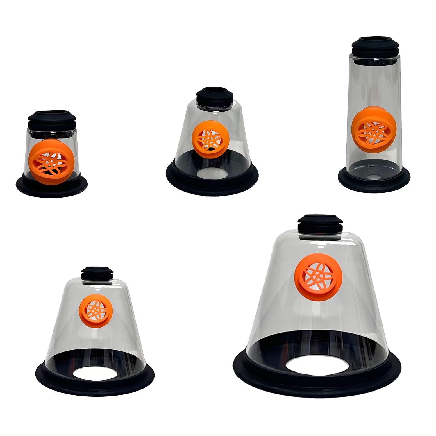 Ryxor Dog Oxygen Mask Set - 5 Sizes, 7 Feet Tubing - Veterinary Designed Breathing Aid for Dogs & Cats - Helps Relieve Breathing Distress from CHF, Tracheal Collapse, Asthma - Vet, EMS, Use(Green)