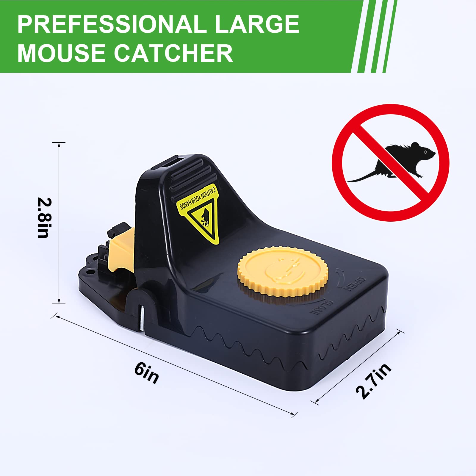 Mouse Traps,Mice Traps for House,Small Rat Traps That Work,Mice Killer Indoor Mouse Snap Traps No See Kill Mousetraps Quick Effective Mouse Catcher for Family and Pet-8 Pack