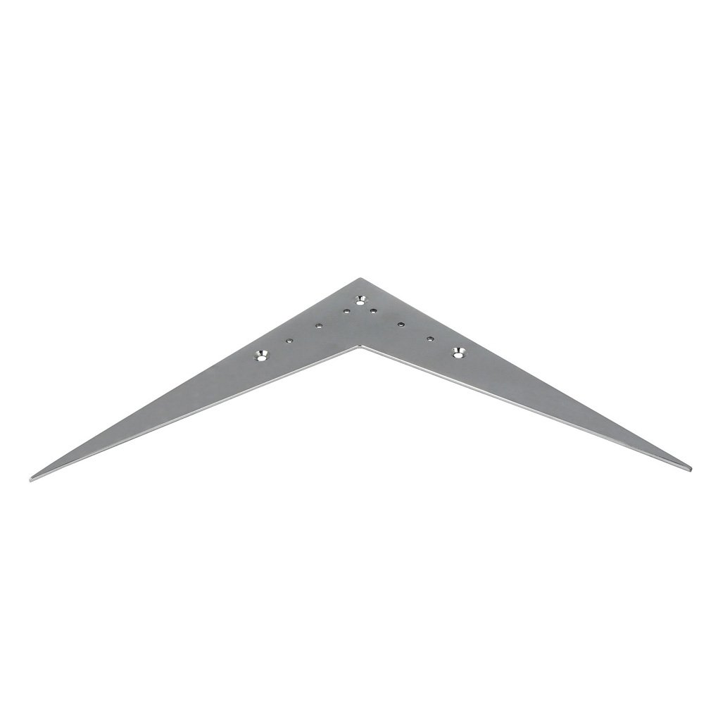 IKN Chrome Metal Flying V Guitar Bridge Tailpiece for Flying V Guitar Parts