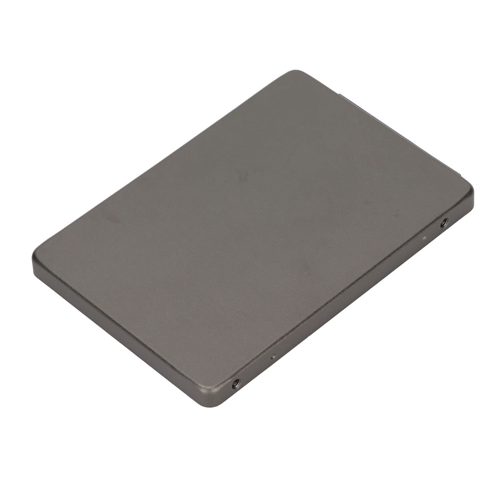 SSD Enclosure Sandblasting Oxidation Staining SSD Hard Drive Adapter Box 6Gbps Ultra Thin for Computer for Hard Drive (Gray)