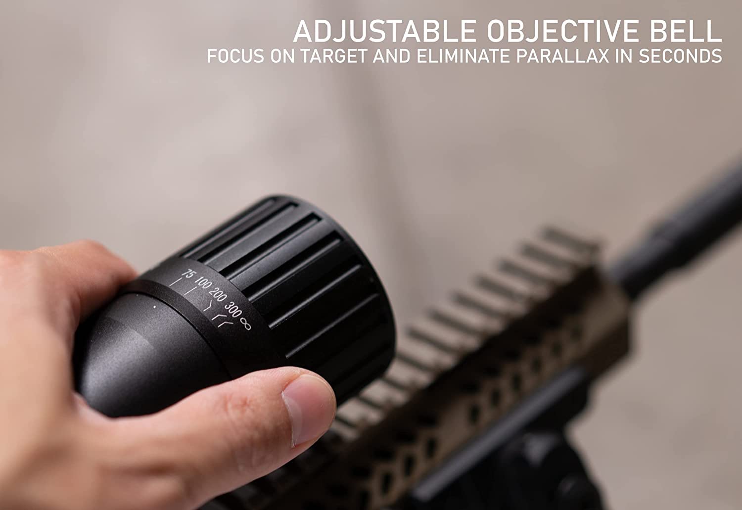 Monstrum Scope Mount Compatible with Marlin 336/1894/1895 Rifles | Low Profile | 1 Inch diameter | 4-12x44 Rifle Scope with Adjustable Objective | Bundle