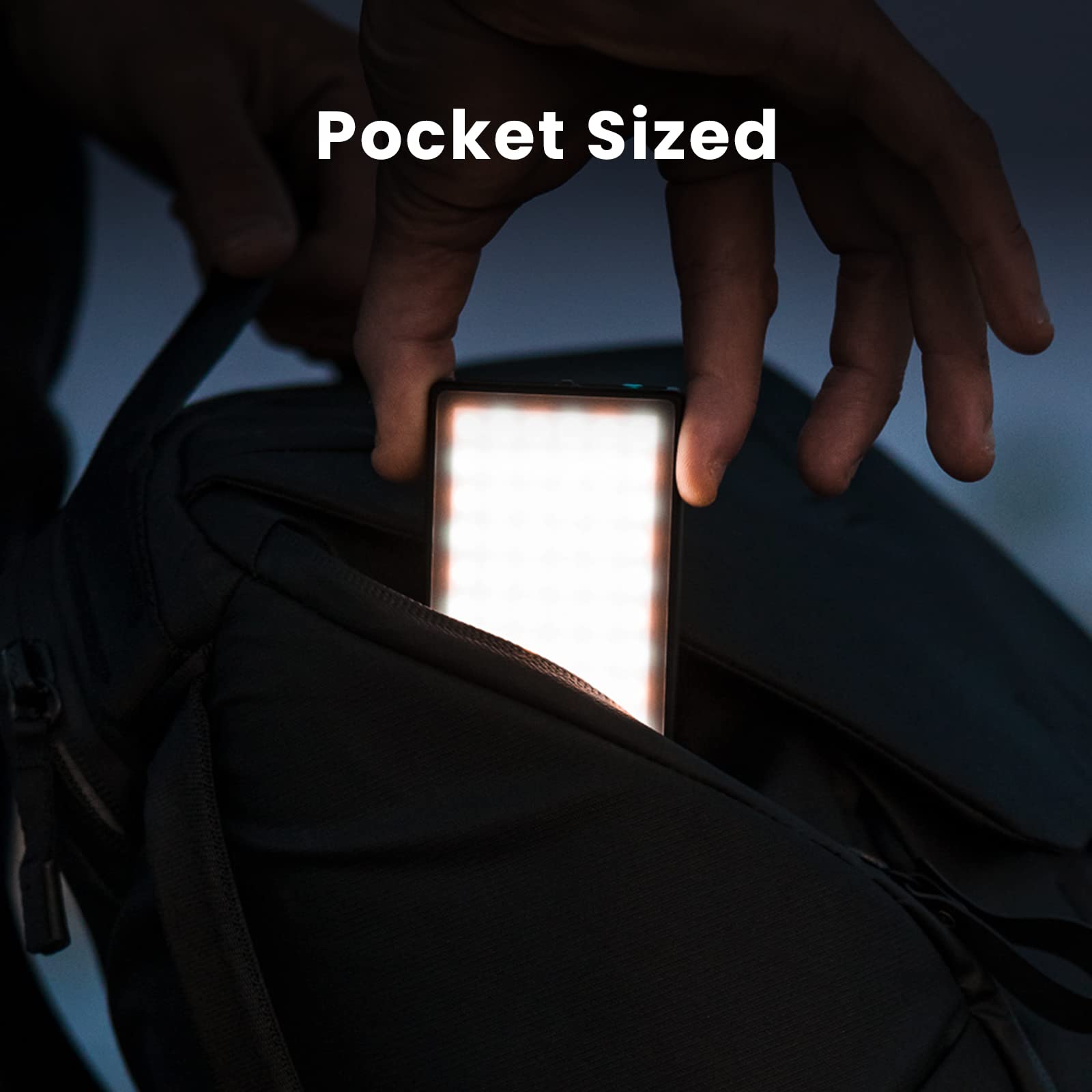 Lume Cube Bicolor Panel Mini LED Light for Professional DSLR Cameras | Adjustable on camera mount, LCD Display | Photo and Video Lighting, Long Battery Life | Fits Sony, Nikon, Canon, Fuji & Panasonic