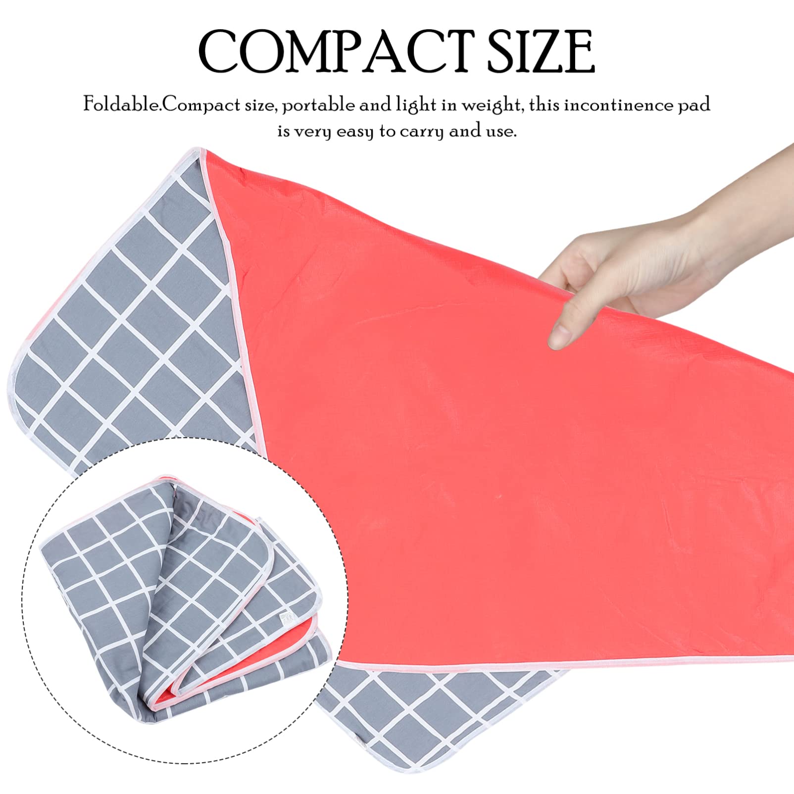 Reusable Bed Pads Incontinence Bed Pads Mattress Chair Covers for Bed Wetting Elderly Dogs Sheet Protector Grey Reusable Underpads