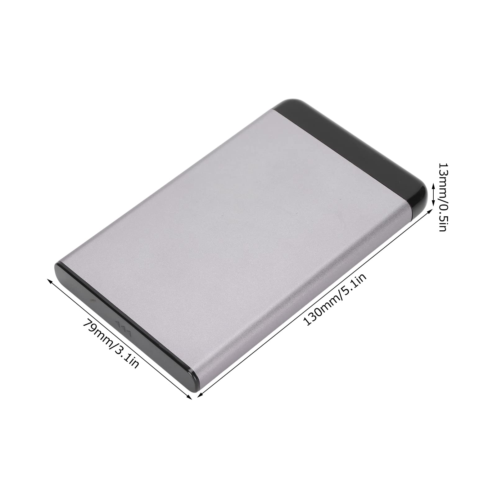Portable External Hard Drive, Ultra Slim USB 3.0 USB 2.0 External Hard Drive HDD, 40G High Speed Hard Disk Storage Computer Backup Drive for PC Laptop