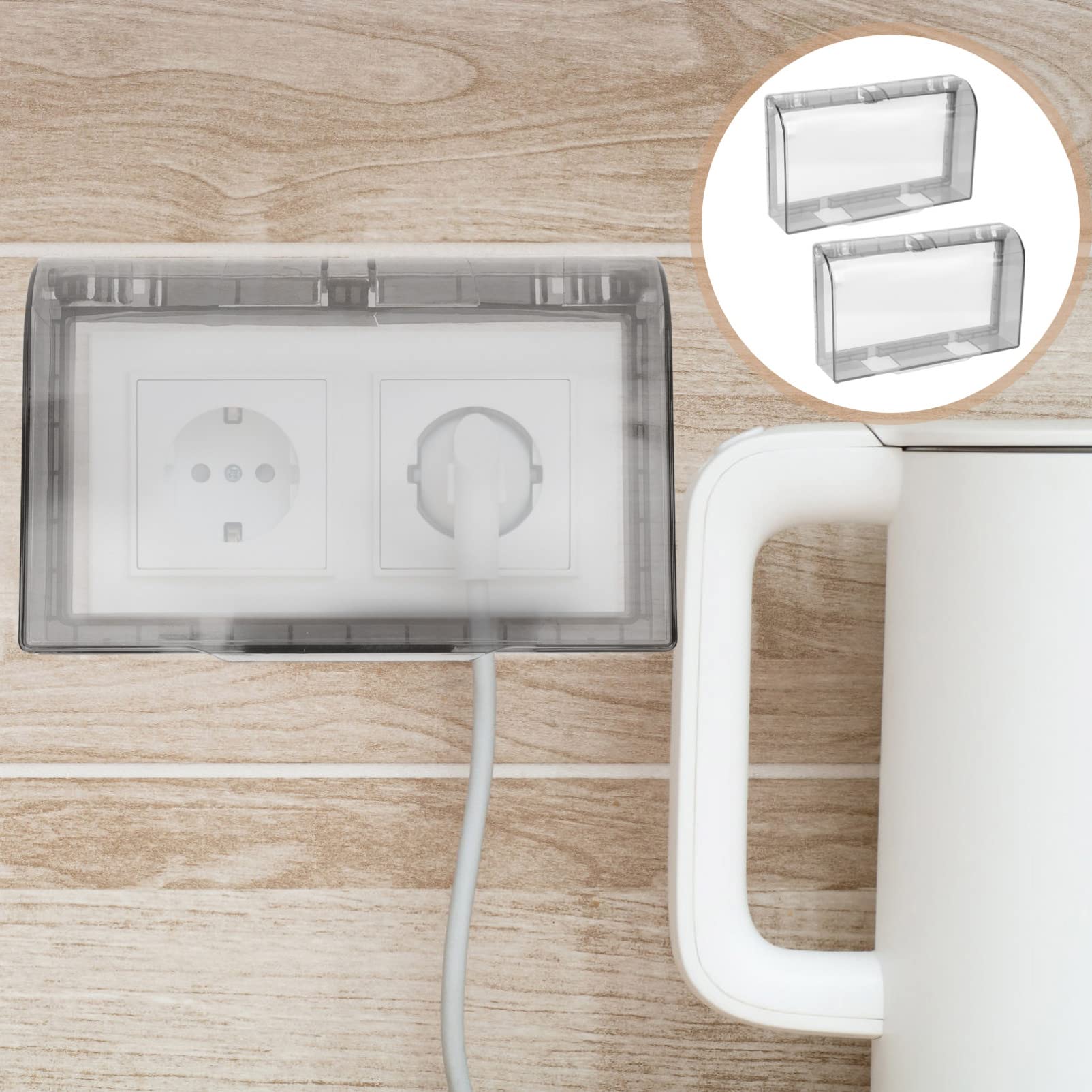 Outlet Safety Covers Outlet Cover safety outlet cover box socket cover box plastic outlet covers Proofing: Box Clear Wall Protector