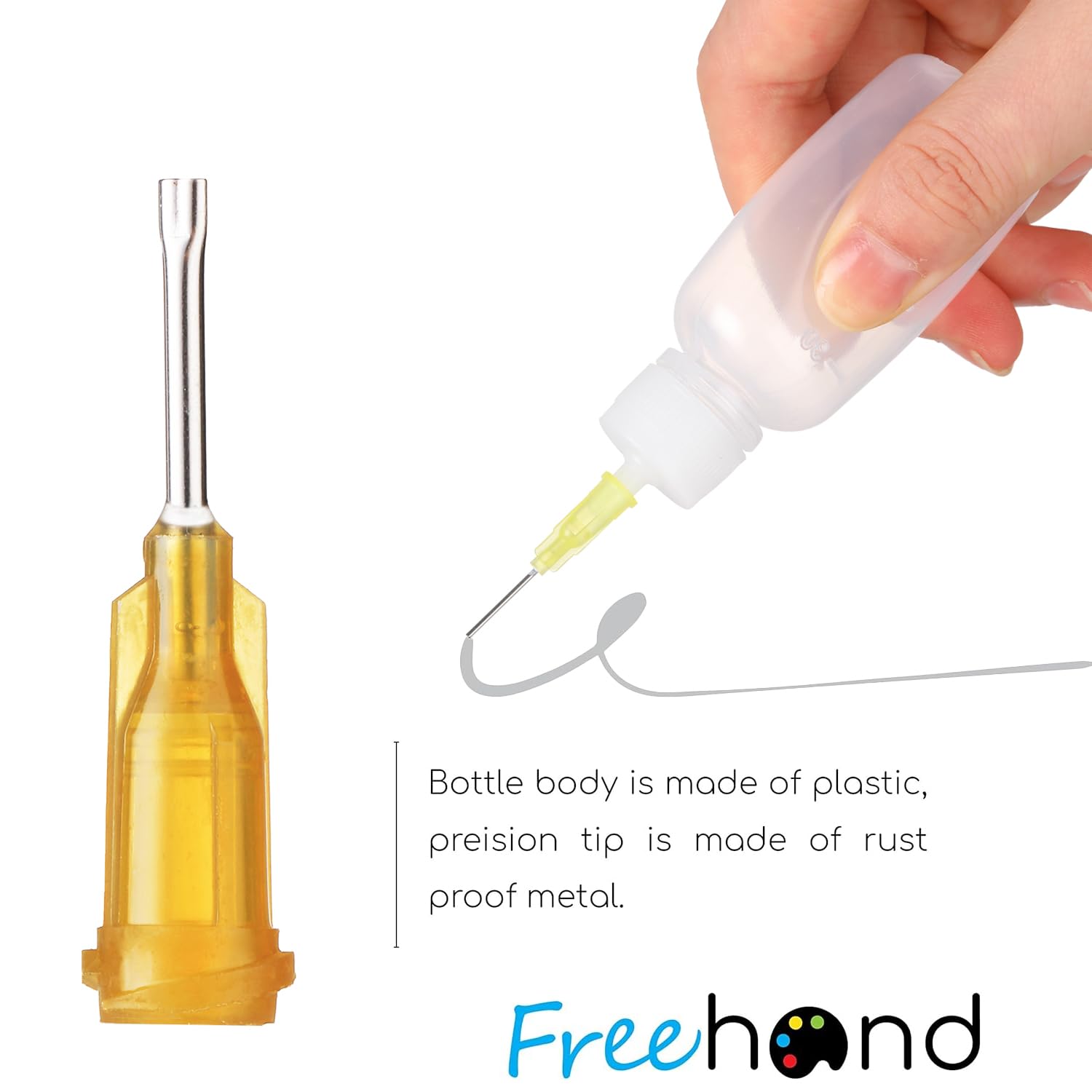 Vbeker 30ml Needle Tip Squeeze Bottle, Applicator bottle, Precision tip applicator bottle with a Funnel for Small Gluing Projects,4Pcak