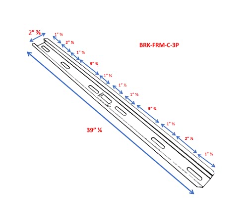 PIONEER Foldable Folding Mounting Bracket for Mini Split Unit with Leveler, 3P (24000-36000 BTU), White