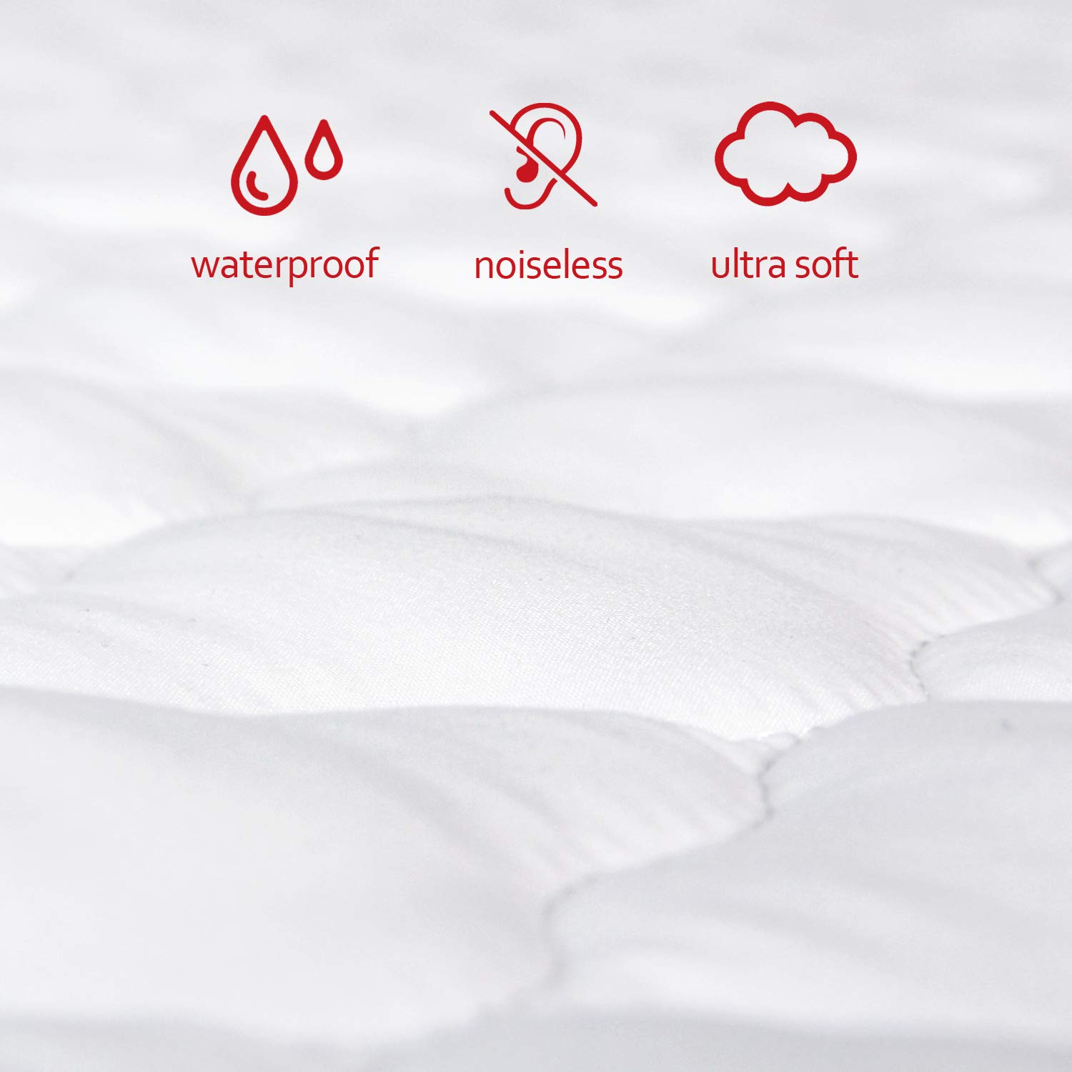 Pack and Play Mattress Pad Waterproof (6 Sizes), Compatible with Dream On Me Nest Portable Playards, Pack and Play Mattress Sheets Cover Soft Quilted, Pack and Play Mattress Pad Protector