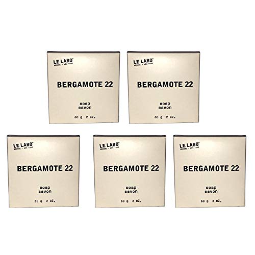 Le Labo Bergamote 22 Bath Soap - lot of 5 - each 2oz bars. Total of 10oz