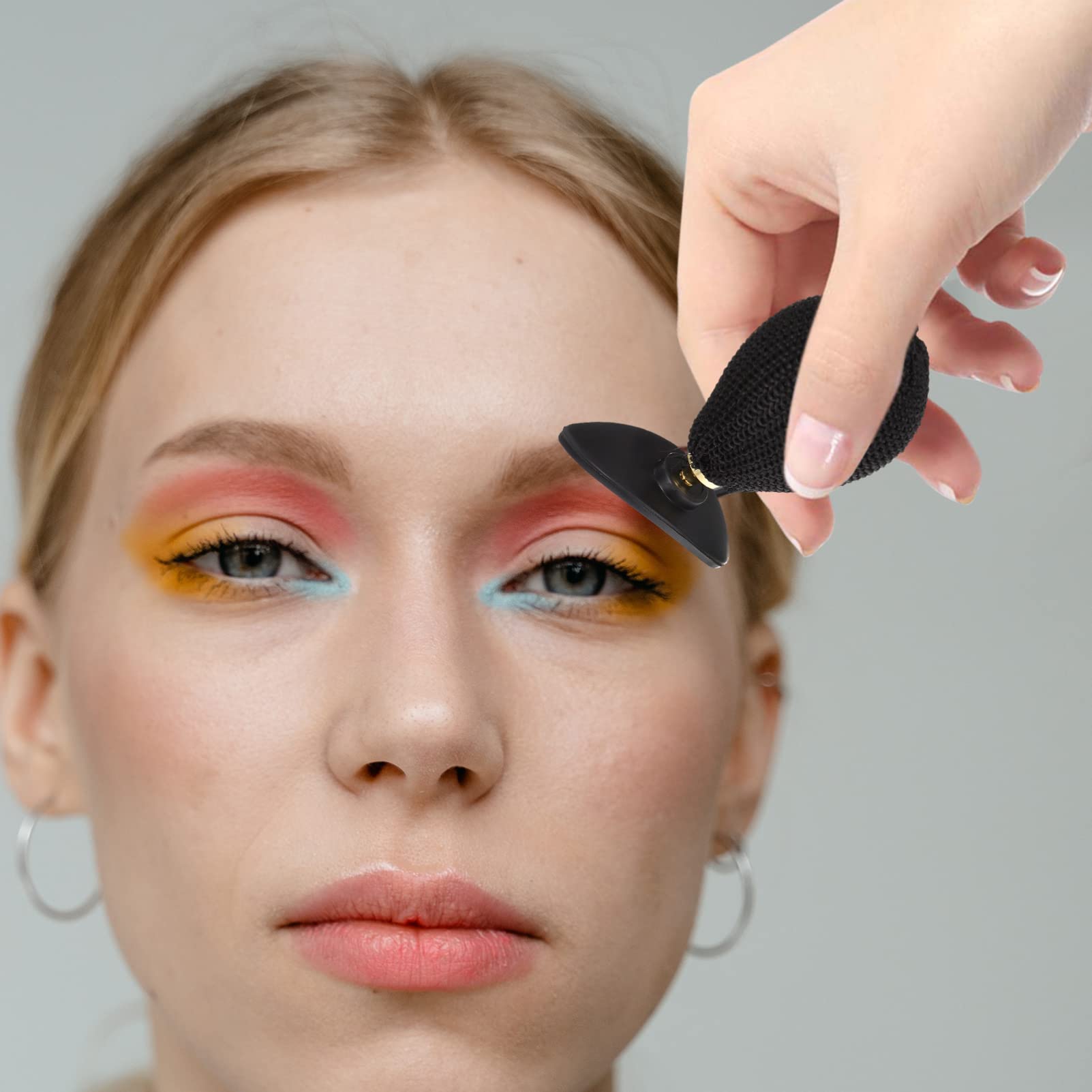 SOLUSTRE Lazy Eyeshadow Stamp Crease Silicone Eyeshadow Crease Eye Shadow Applicator Lazy Eyes Makeup Draw Tool Eyeshadow Stamp Crease Eye Makeup Tool
