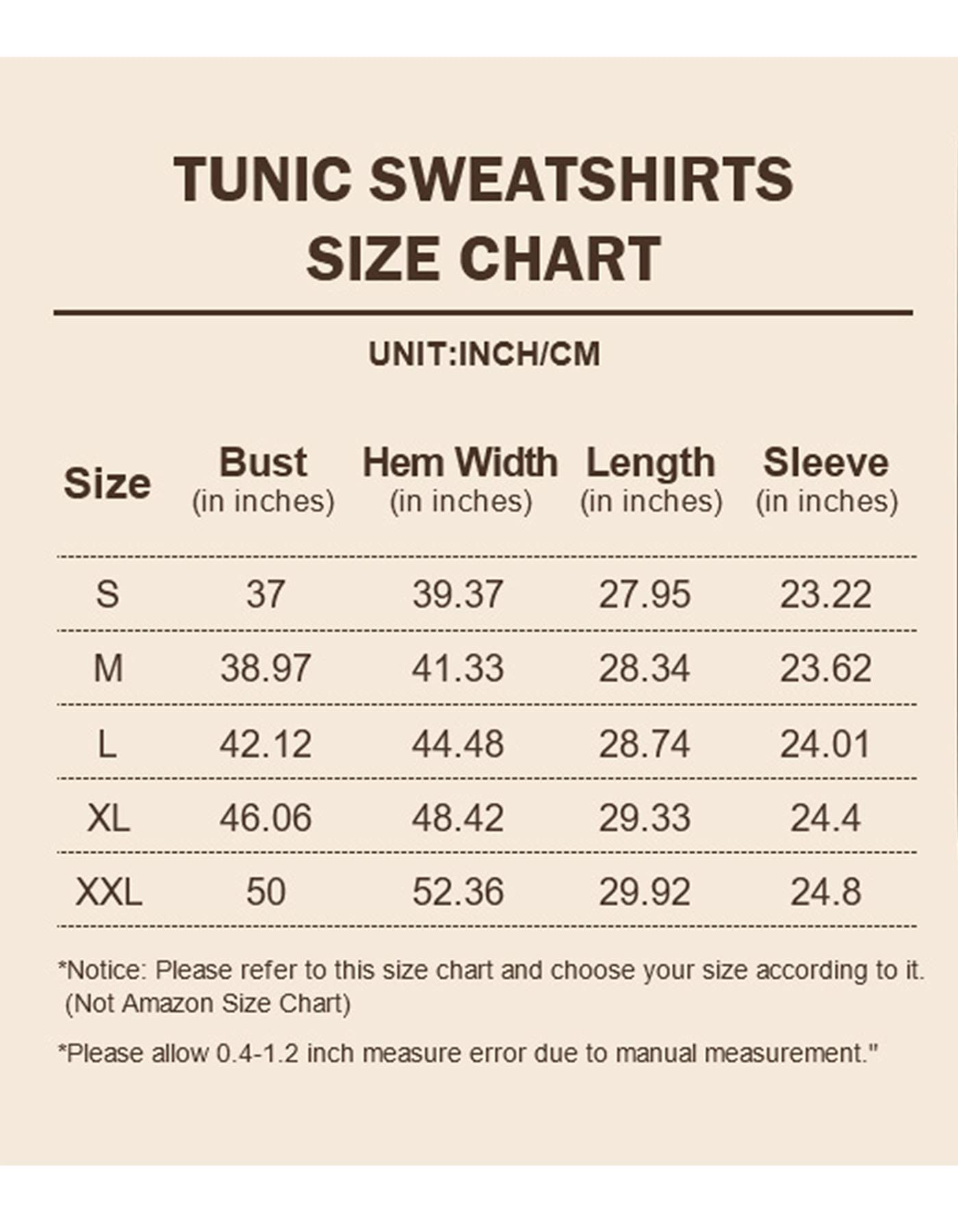 NIASHOT Womens Sweatshirt Long Sleeve Deep Pockets Fall Cozy Tunic Tops Blue XL