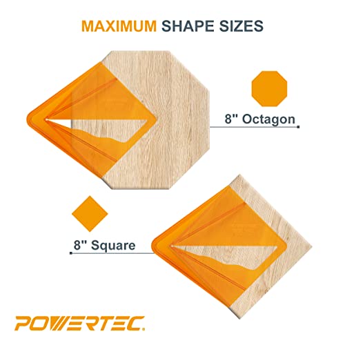 POWERTEC 71080 Plastic Center Finder β Wood Turner Tools Series