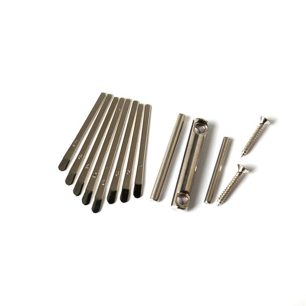 Kalimba 8 Key DIY Finger Manganese Steel Musical Luthier Tool Gift Beginners Keyboard Instrument Accessories Bridge Saddle Mini Portable Home Thumb Piano Marimba