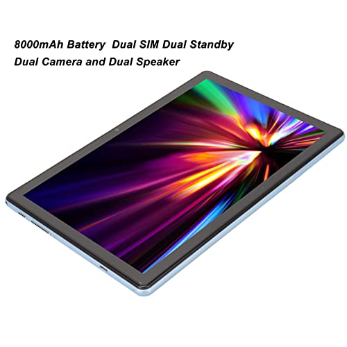 soobu Gaming Tablet 10 Inch Tablet 5MP Front 8MP Rear US Plug 100-240V 8GB RAM 128GB ROM Read for Android11 (US Plug)
