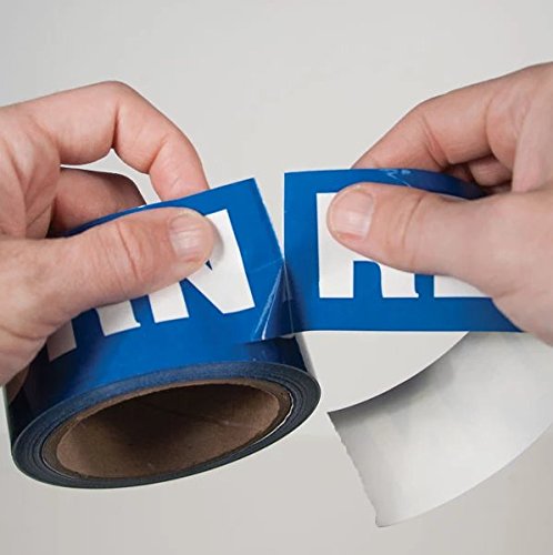 INCOM Manufacturing: Worded Pipe Marking Tape, 2" x 54', "HI-PRESSURE AIR"