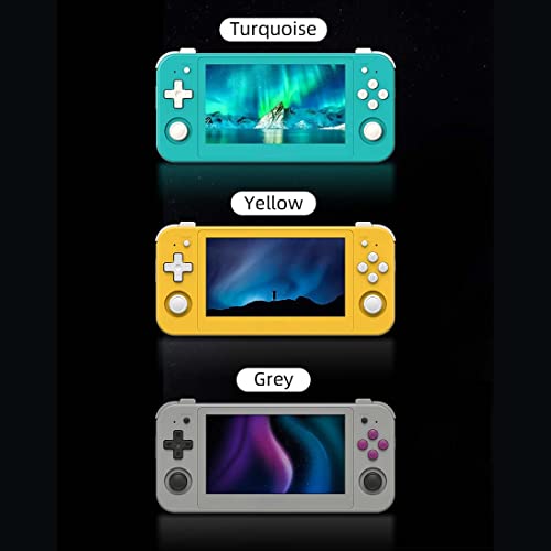 Ottima RG505 Handheld Game Console, 4.95-inch Portable Video Games Console for Boys Adults, 4+128G Retro Arcade Console (No Games) - Turquoise