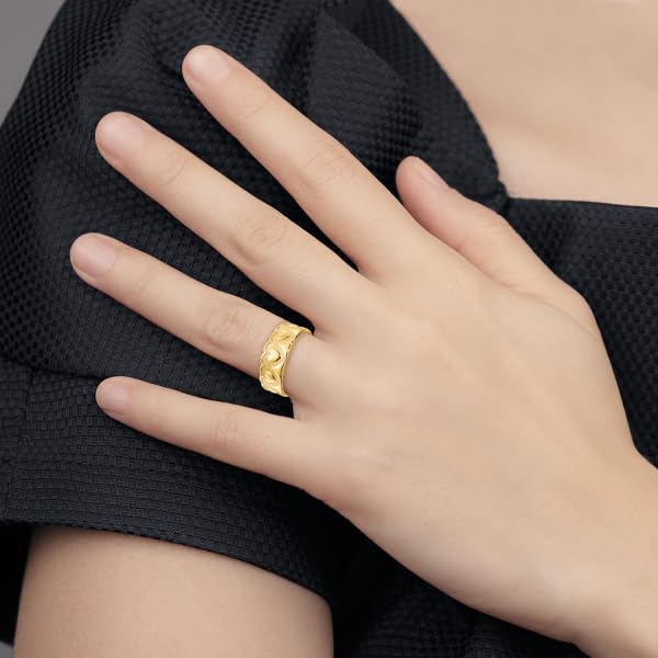 IceCarats 14K Yellow Gold Heart Love Adjustable Toe Ring Open Midi Band Summer Beach Jewelry