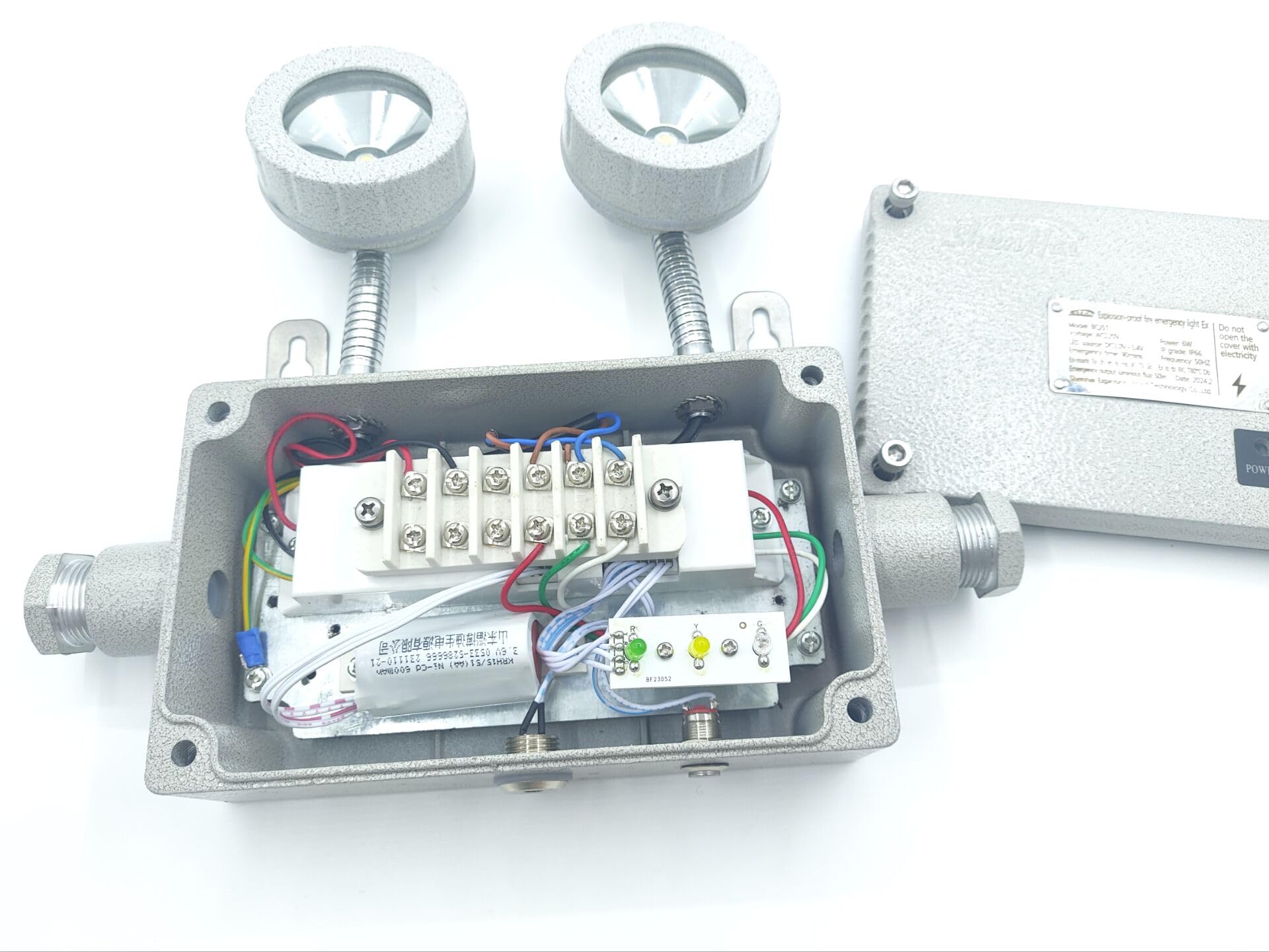 SHENHAIEX Explosion Proof Emergency Lighting fixtures BCJ51-2 * 3W Waterproof and dustproof Lights Input Voltage AC220V