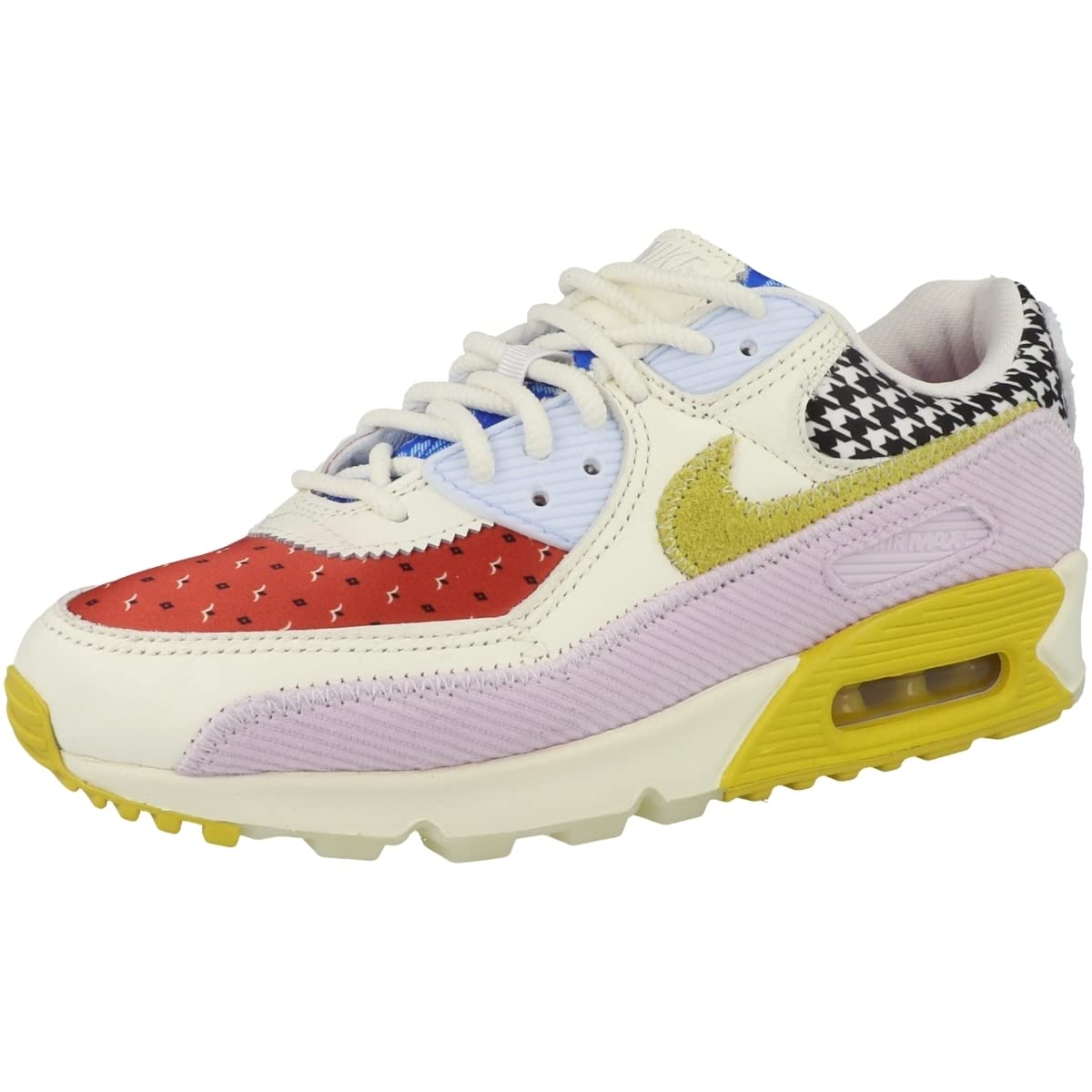 Nike Women's Air Max 90 Sail/Bright Citron-Doll Patch Sz7