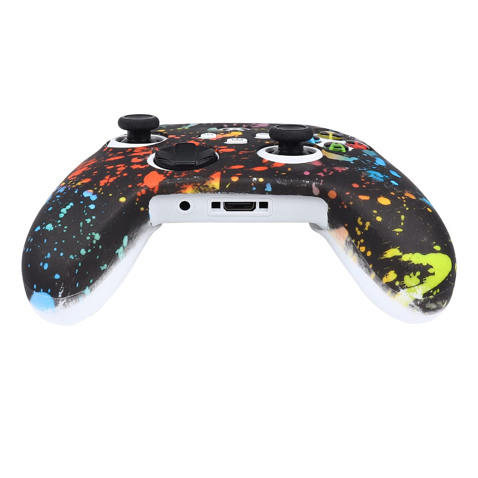 RALAN Controller Skins for Silicone Controller Cover Skin Protector Compatible for (Pink Pro Thumb Grip x 6)