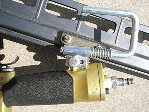 Toolhangers Unlimited Original Nail Gun Hanger (Green #40903)- Hook compatible with Hitachi/Metabo, Milwaukee Framing Nail Guns and Positive Placement Nailers