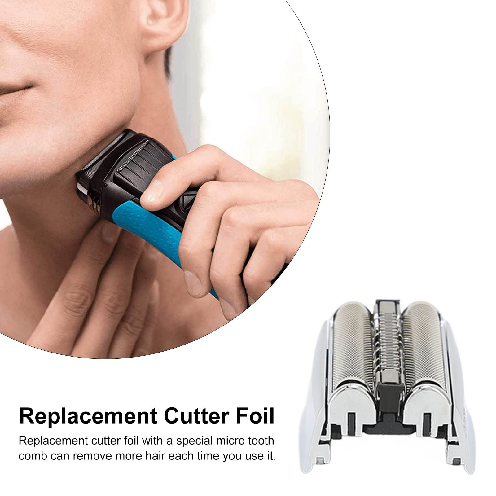 Shavers Replacement Trimmer Head for braun 7 Series Models, Men Electric Shaver Cutter Replacement Heads Razor Foil Cutterpart Accessories for wet and dry Shave