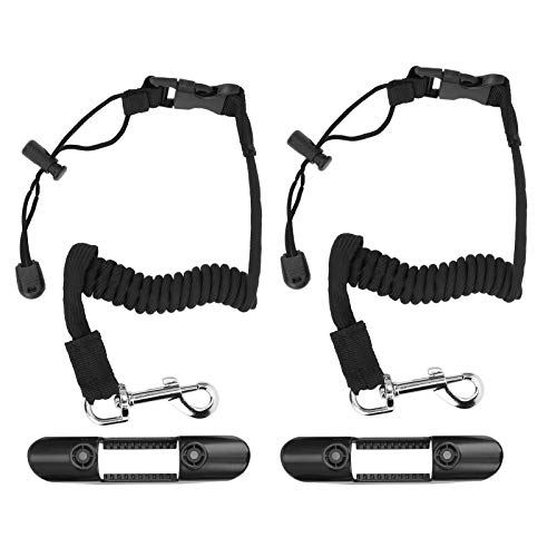 Kayak Paddle Safety Rope, 179g Canoe Adjustable Safety Rope, Stainless Steel Screw for Canoe Fixed Kit Boat Mount Kit Kayak Accessory