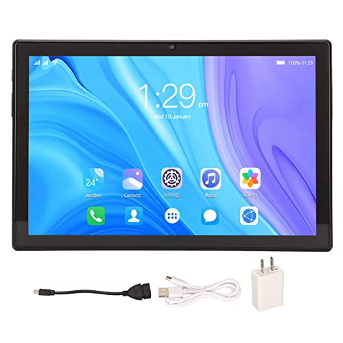 Pomya HD 10 Inch Tablet, 4G Calling Tablet,6GB RAM 128GB ROM,8800mAh Battery,Dual Camera Tablet, Kids Friemds