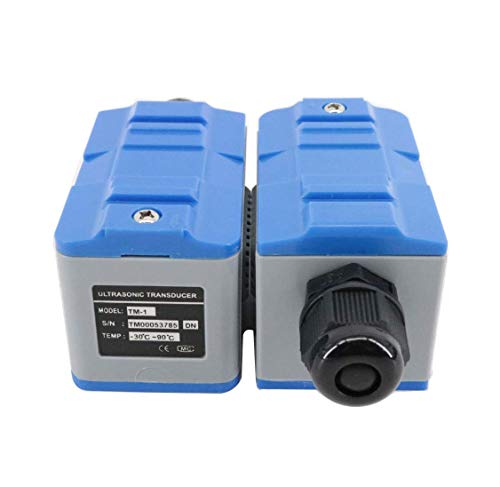 RaeSung Digital Portable Ultrasonic Flowmeters Flow Meter TUF-2000B+TM-1 DN50-700mm with TM-1 Medium Clamp-on Transducer