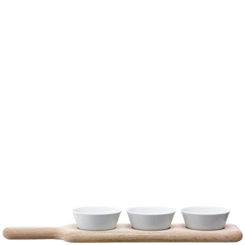 LSA PX04 Paddle Bowl Set & Oak Paddle L15.75in W3.5in