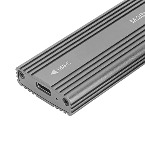 SamFansar SSD Case M.2 NGFF SATA PCIe to USB3.1 Solid State Disk Box Support 2TB Hard Disk Safe Grey