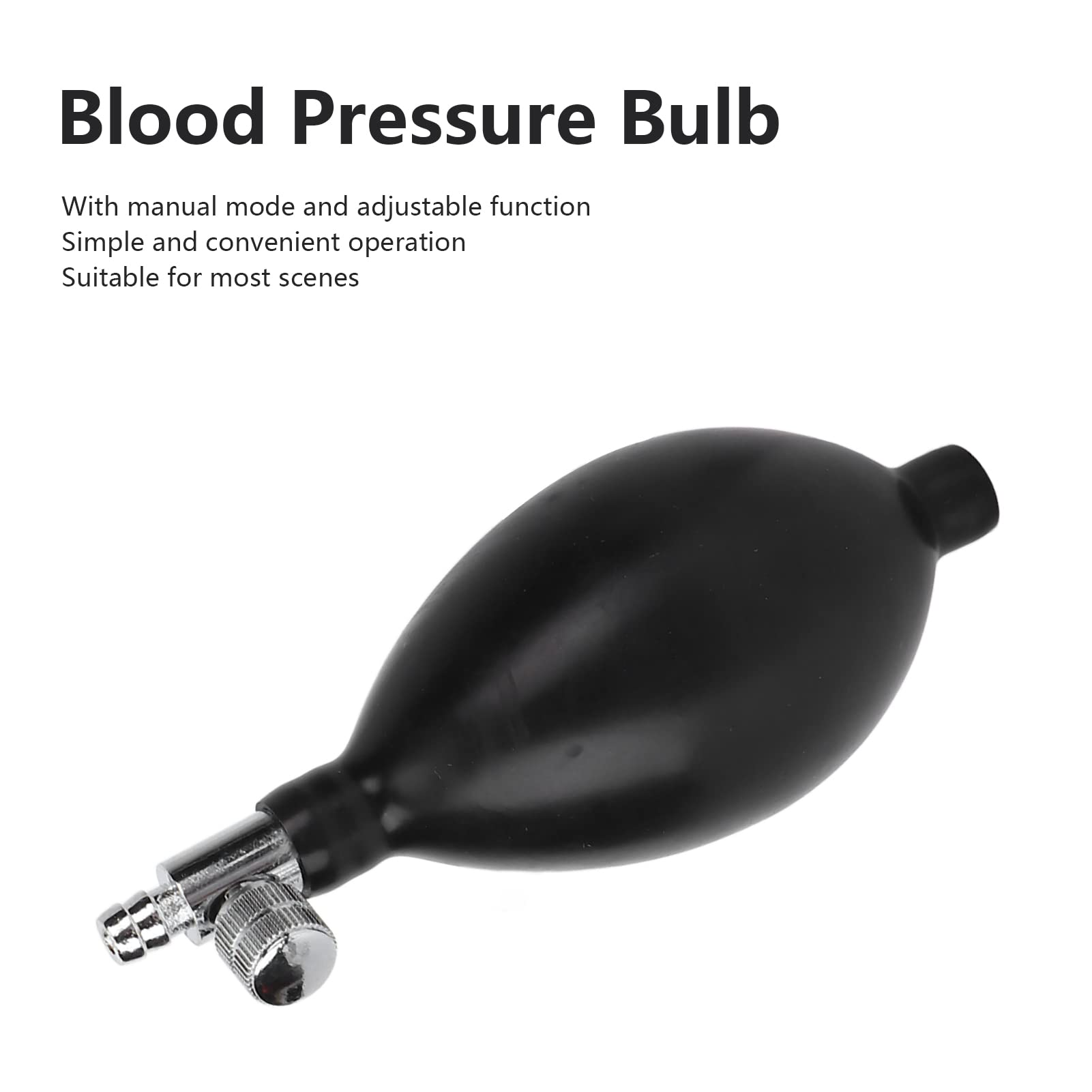 Pressure Latex Bulb, Manual Inflation Latex Bulb Pressure Bulb Replacement Pressure Pump Hand Squeeze Sphygmomanometer Bulb for Manual Inflation of Sphygmomanometer