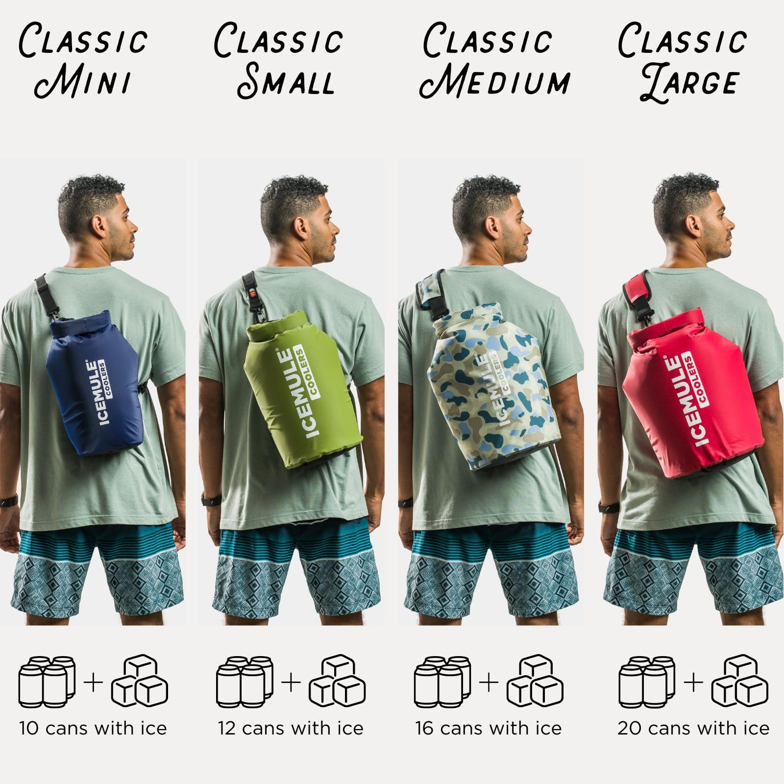 IceMule Classic Coolers Blaze Orange, Large (20L)