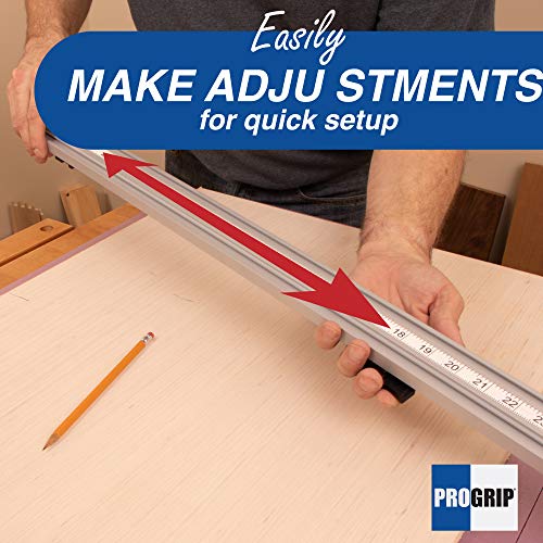 ProGrip Straight Edge Clamp Ideal for Cutting Large Sheets of Plywood and Dado Slots (50 inch Clamp)