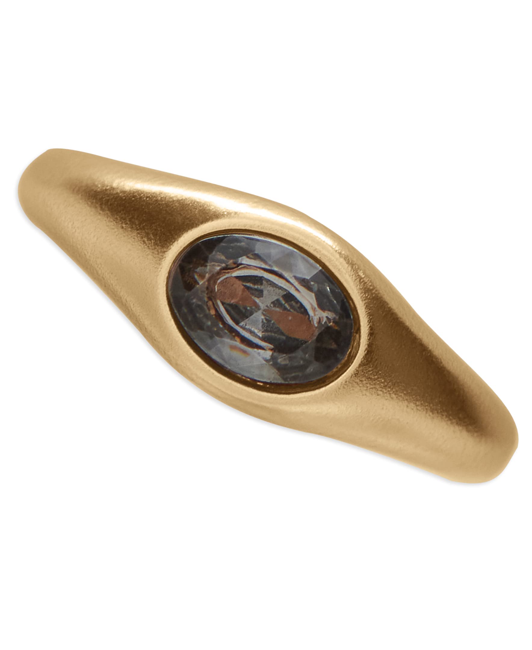 Lucky Brand Multi Set Stone Ring Stack,Gold,Size 7