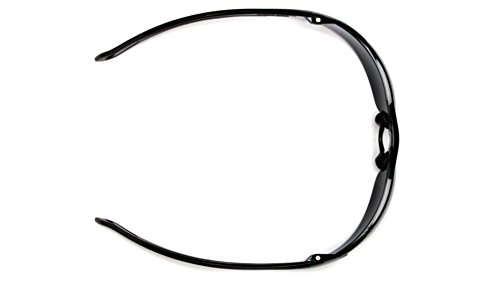 Pyramex Safety PMXSLIM Eyewear, Black Temples, Indoor/Outdoor Mirror Lens