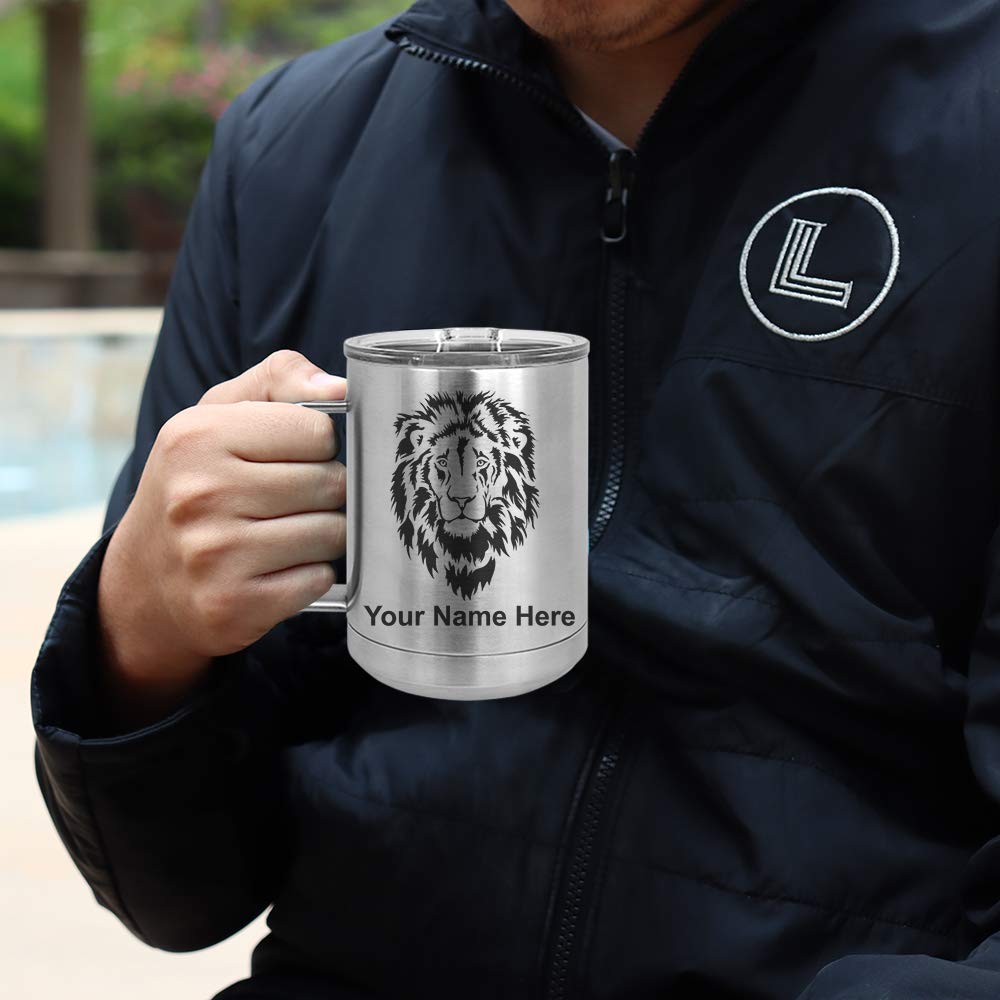 LaserGram 15oz Vacuum Insulated Coffee Mug, FNP Family Nurse Practitioner, Personalized Engraving Included (Stainless Steel)