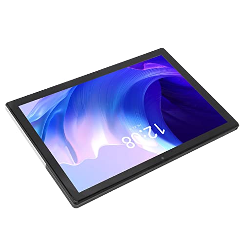 Rengu Tablet PC, Dual SIM Dual Standby 4G LTE Tablet PC 10.1 Inch 10GB 256GB for Gaming Connections (Silver)