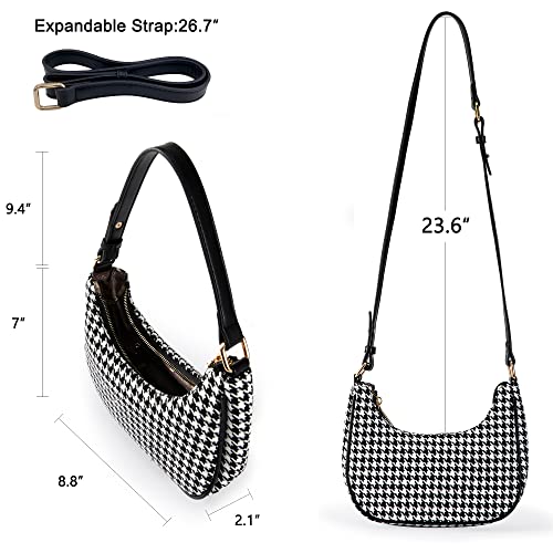 Montana West Trendy Shoulder Bag Small Crossbody Bag for Women with Detachable Shoulder Strap MWC-119BK