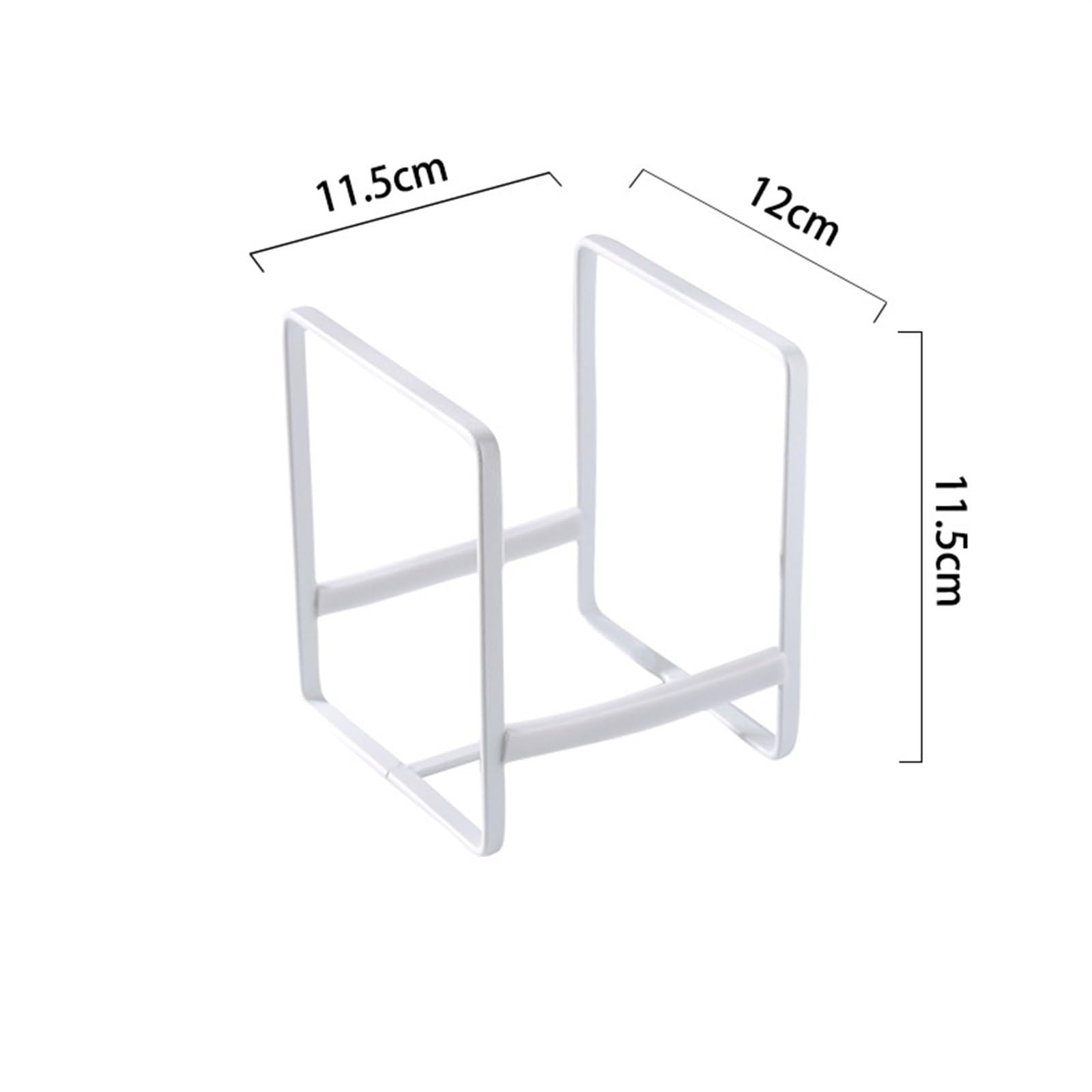 ICOMPY Lid Organizer for Cabinet Pot Rack Cover Holder Stand Kitchen Draining Bowl Pan Racks Plate Storage Rack Kitchen Organizer Metal Plates Cups Stand