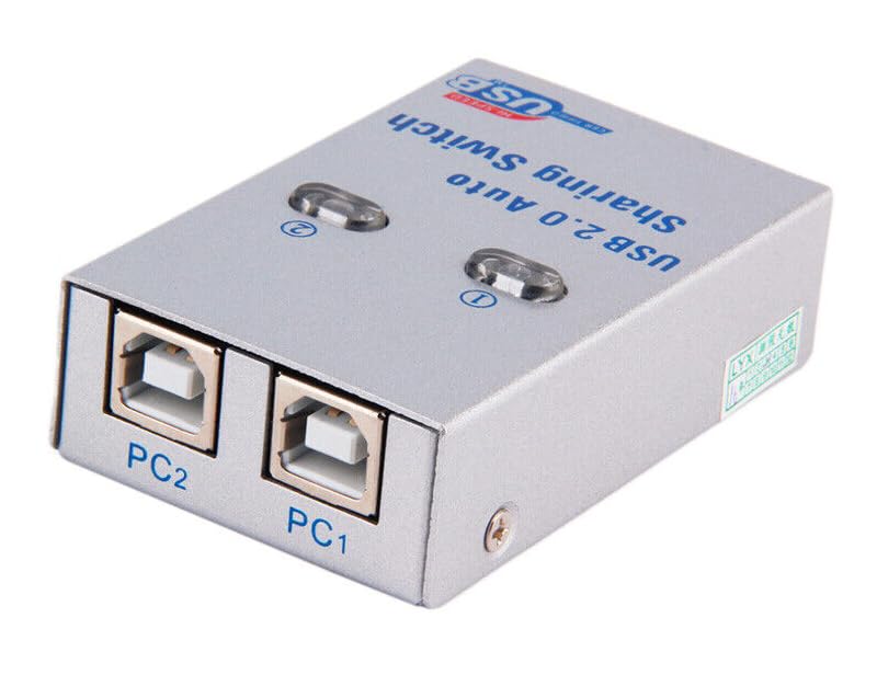 Premium USB2.0 True Automatic Sharing Switch - 2 Computers shares 1 USB device such as a priter, scanner, USB Hard drives,...
