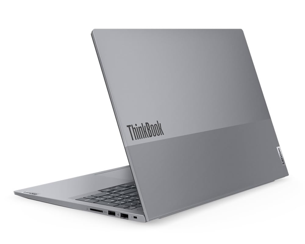 Lenovo ThinkBook 16 Gen 6 Business Laptop 16.0" Touchscreen IPS Display (10-Core Intel i7-1355U, 64GB RAM, 1TB PCIe SSD, Backlit KYB, FP Reader, Thunderbolt 4, WiFi 6, Win10P) w/Dockztorm Hub