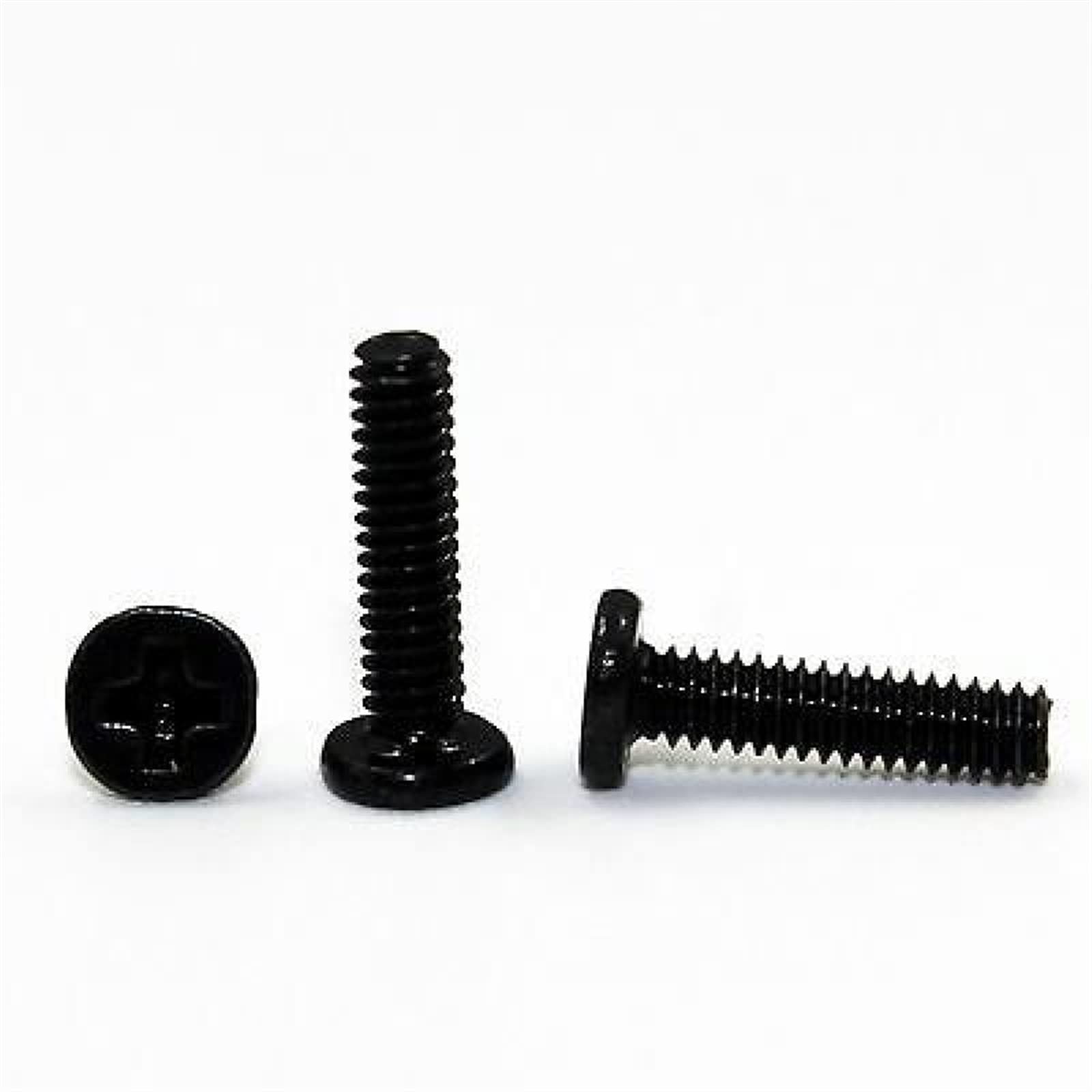RORUN Wood Screws Laptop Screw Flat Head Black zinc Drive Computer Accessories Repair Electronic Laptop Screw