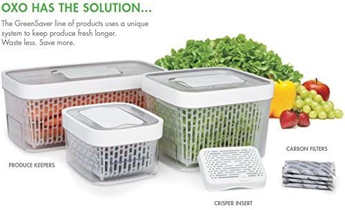 OXO Good Grips GreenSaver Carbon Filter Refills - 8 Pack