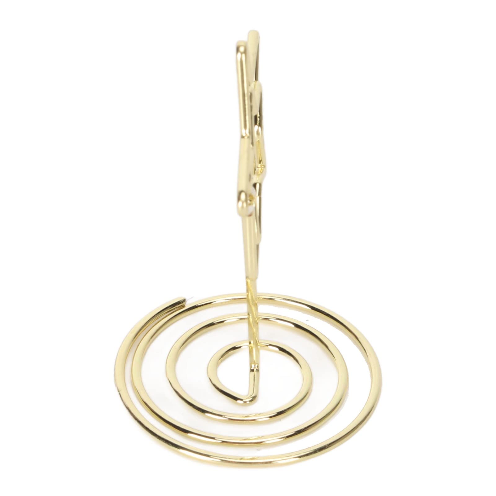 YJBOSS Small 5 Pointed Star Shape Gold Finish 20PCS Photo Picture Holders Table Sign Stand