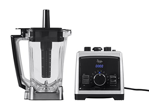 Monoprice Pro High Powered Blender With 6 Stainless Steel Blades, 2 Liter Capacity, 1450 Watts, 25000 rpm Motor, BPA Free And Dishwasher Safe From Strata Home Collection