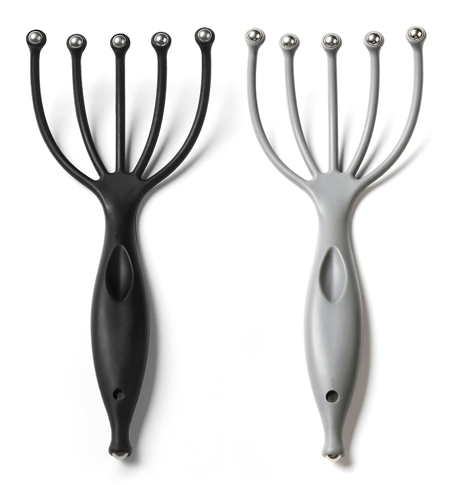 Lyanxinlei Head Massager,Protable Handheld SPA Scalp Massage Tool for Deep Relaxation & Stress Reduction Wet and Dry in The Office Home SPA (2-Pack)