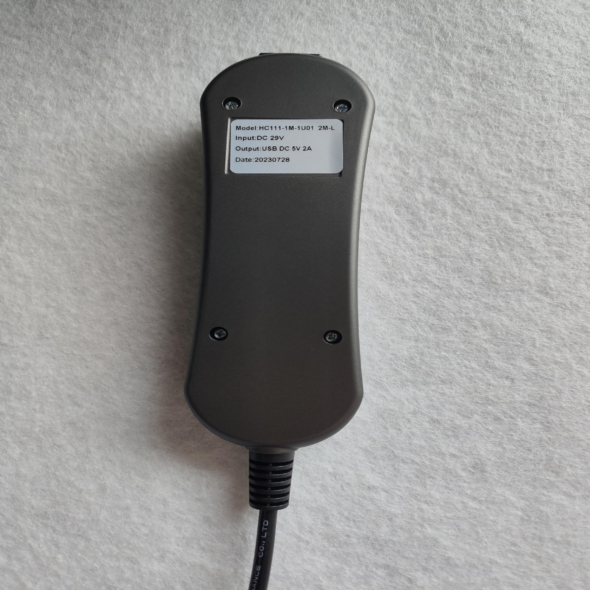 Kroshine Lift Chair Power Recliner Replacement 2 Button 5 Pin Prong MLSK111-A1 Hand Control Handset Remote with USB and Backlight