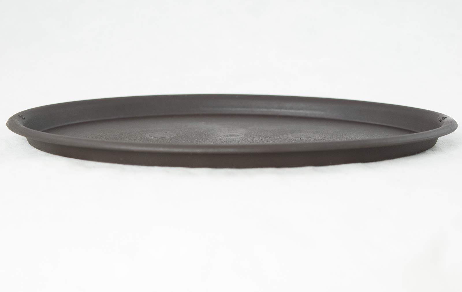 Oval Plastic Humidity/Drip Tray for Bonsai Tree 10.75"x 7.5"x 0.5" - Brown